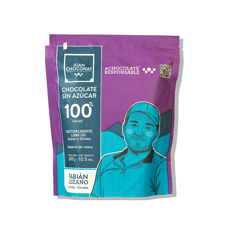Chocolate para bebida Sin Azúcar 100% Cacao – JUAN CHOCONAT